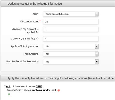 Apply More Then One Shopping Cart Price Rule To One Item Magento