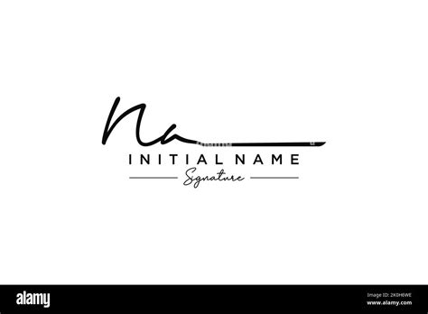 Na Signature Stock Vector Images Alamy