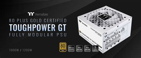 Thermaltake Toughpower Gt 1000w Atx 31 Pcie Nativo 51