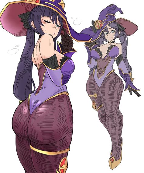 Mona Genshin Impact Drawn By Bamman Danbooru