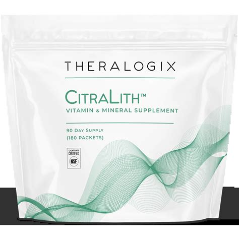 Citralith Is 74 Ships Free From Theralogix 90 Day Supply
