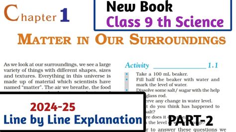 Matter In Our Surroundings Class 9 Science Chapter 1 Part 2