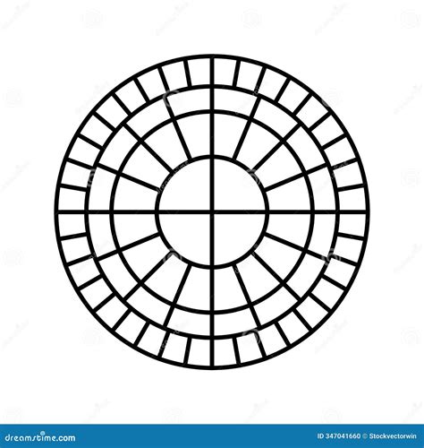 Genetic Code Genetic Engineering Line Icon Vector Illustration Stock