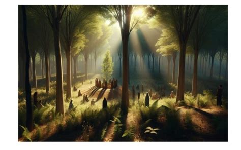 Embracing Sustainable Practices The Concept Of Tree Burial Word