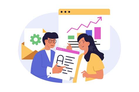 Marketing And Development Concept In Modern Flat Design For Web Man