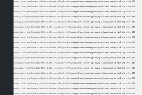 Php Warning Parameter 2 To Advancedcustomsearch Expected To Be A Reference Stack Overflow