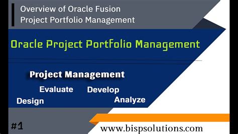 Overview Of Oracle Fusion Project Portfolio Management Getting Started With Oracle Fusion Ppm