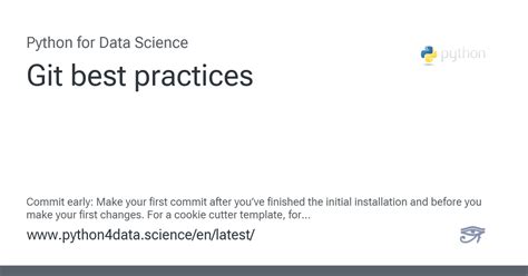 Git Best Practices Python For Data Science 2430