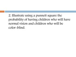 Sex Linked Traits PPTX