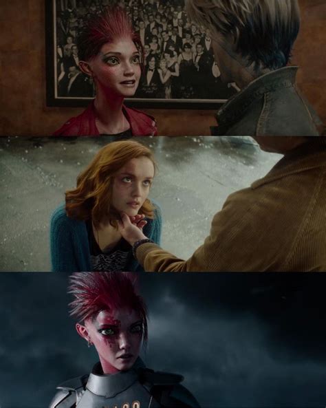 In Ready Player One 2018 Art3mis Adds Her Birthmark In Game After