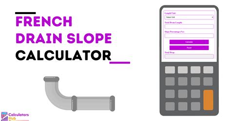 French Drain Slope Calculator