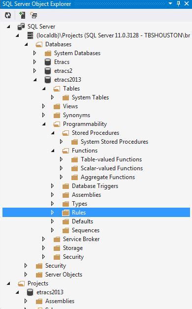 Sql Server SqlServer Object Explorer Does Not Show Stored Procedures