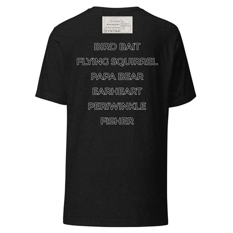 syntax breacher team alpha vincula employee white logo unisex t shirt