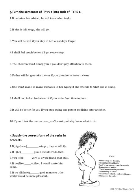 Conditionals English ESL Worksheets Pdf Doc