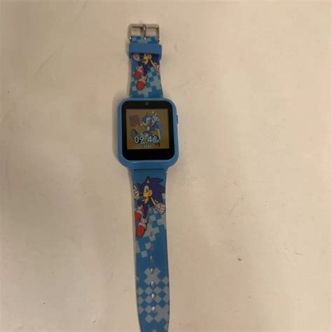 Sega Sonic The Hedgehog Interactive Smart Watch Blue Snc4055az Games