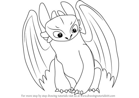Learn How To Draw Toothless From How To Train Your Dragon How To Train