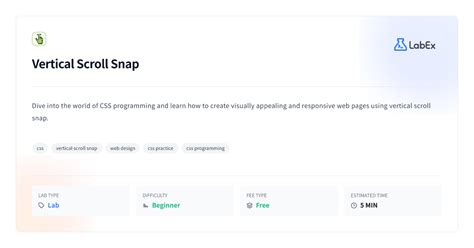 Mastering Vertical Scroll Snap With Css Labex