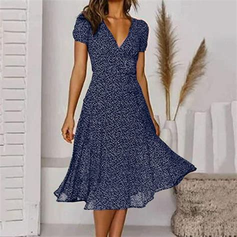 Casual Dresses With Sleeves Knee Length