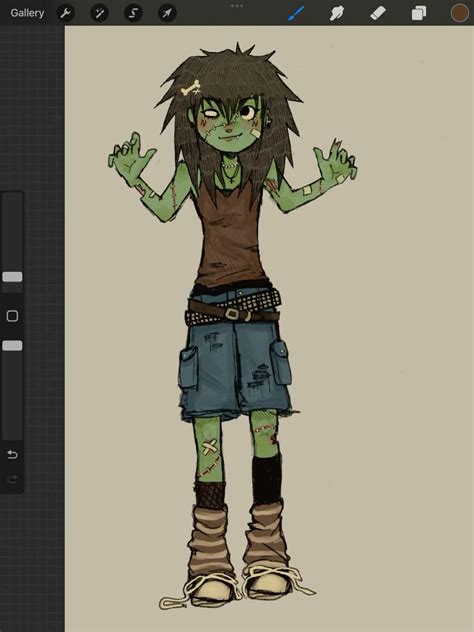 Zombie Girl Drawing Zombie Illustration Zombie Drawings Zombie Girl