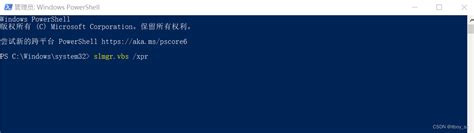 Wondows10查看系统激活powershell 查看windows是否激活 Csdn博客