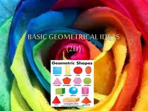 Basic Geometrical Ideas Pptx Geography Science