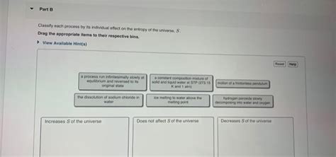 Solved Rank These Systems In Order Of Decreasing Entropy