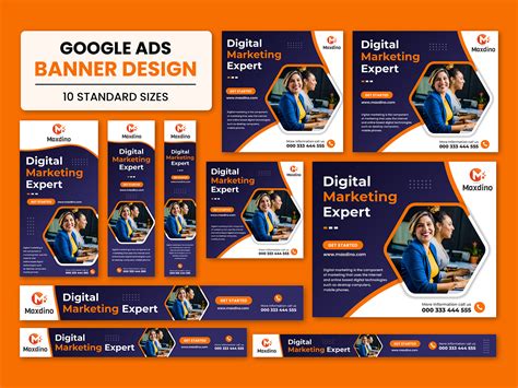 Google Display Ad Banner Set On Behance