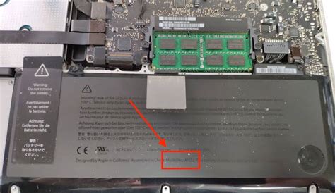 Замена аккумулятора Macbook Pro 13' mid 2010
