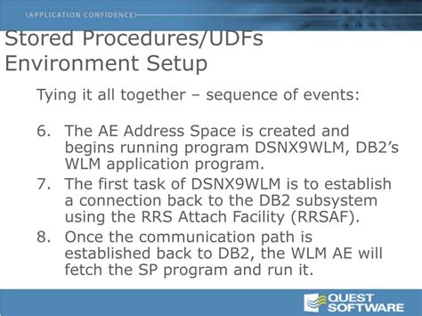 Ppt Db2 Stored Procedures And Udfs A Primer Quest Software Powerpoint Presentation Id 4775307