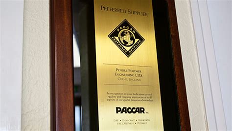 Awards Pendle Polymer Engineering Ltd