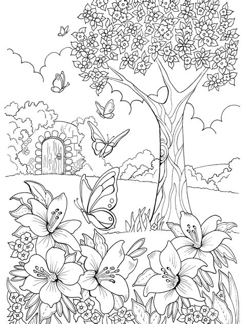 Поляна цветов раскраска для детей (с множеством фото) - drawpics.ru