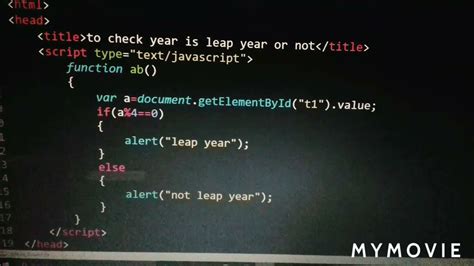 to find a year is leap year or not in javascript youtube