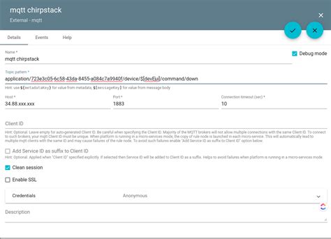 Thingsboard Pe Downlink Integration To Chirpstack V4 Failed