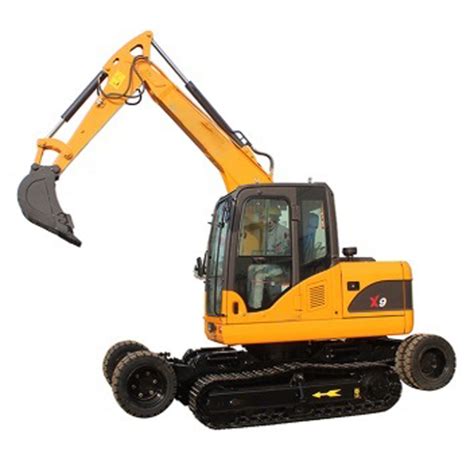 All Terrain Mini 9ton X9 Crawler Excavator With Wheels Spider Excavator