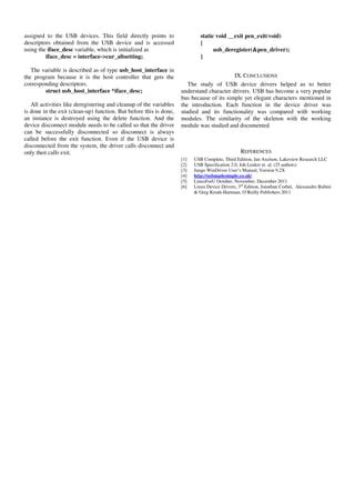 Study Of USB Device Drivers Under Linux PDF