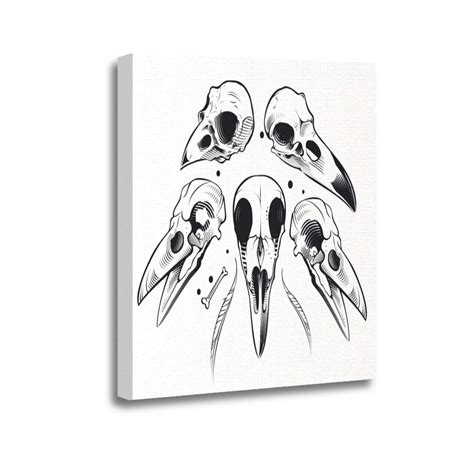 Bird Skull Art