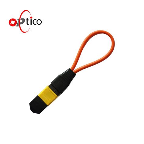 China 8 Fiber Mtp Mpo Loopback Test Cable Manufacturers And Suppliers Factory Wholesale