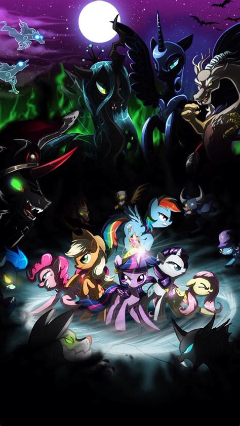Mane Six And Bad Guys U Can Do It Freindship Forever My Little
