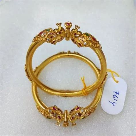 Round Party Peacock Design Kada At ₹ 5146piece In Hyderabad Id