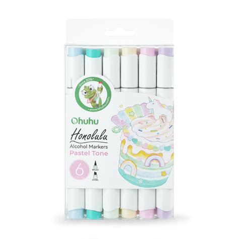 Ohuhu Alcohol Based Art Markers Honolulu Series Dual Tip Brush And Chisel