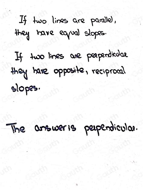 solved all lines have opposite reciprocal slopes [math]