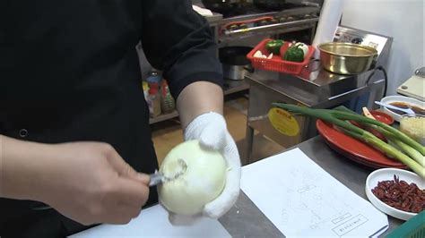 양파손질 및 양파썰기 Youtube