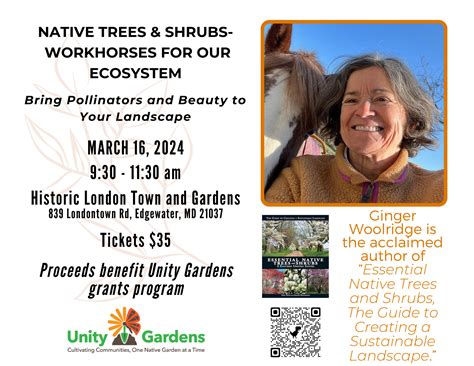 Annual Lecture Series Tickets Unity Gardens