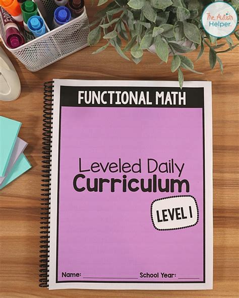 Functional Math Leveled Daily Curriculum Bundle Curriculum Math
