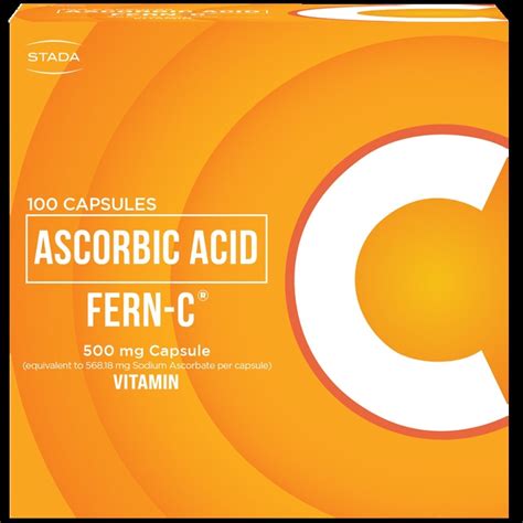 Fern C Fern C Ascorbic Acid Vitamin 500mg Sold Per Piece Watsons