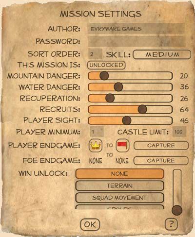 Settings Panel