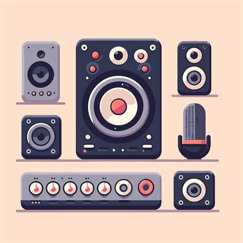 Sound System Vector Image Premium Ai Generated Vector
