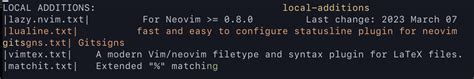 Vimdoc Parser Breaks Down Around Local Additions In The Help Section