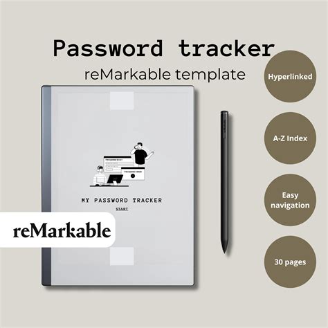 Password Tracker For Remarkable Password Book Password Manager