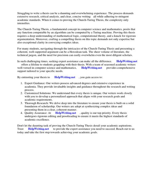 church turing thesis proof pdf algorithms computational